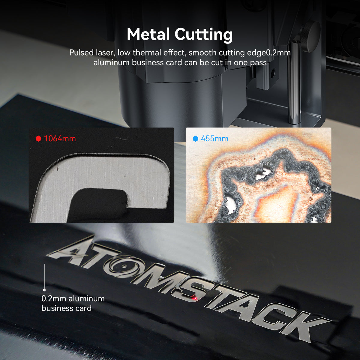 AtomStack A20/K1 Pro 1064nm 20W Fiber Laser Engraver and Cutter