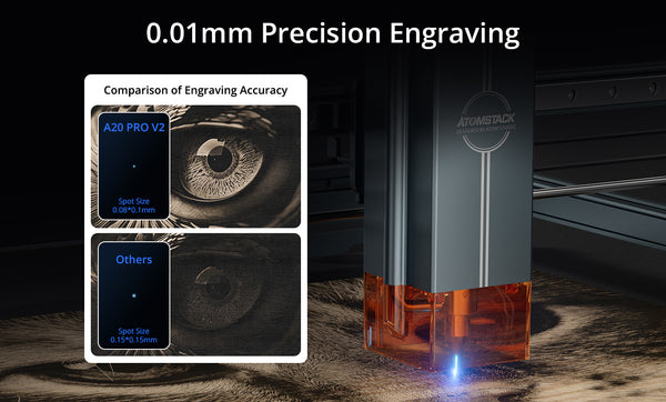 AtomStack Ace Pro V2 | A20 Pro V2, A10 Pro V2 Laser Engraver
