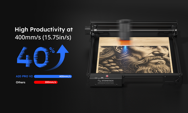 AtomStack Ace Pro V2 | A20 Pro V2, A10 Pro V2 Laser Engraver