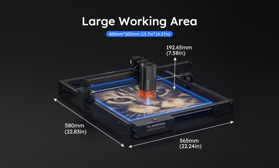 AtomStack Ace Pro V2 | A20 Pro V2, A10 Pro V2 Laser Engraver