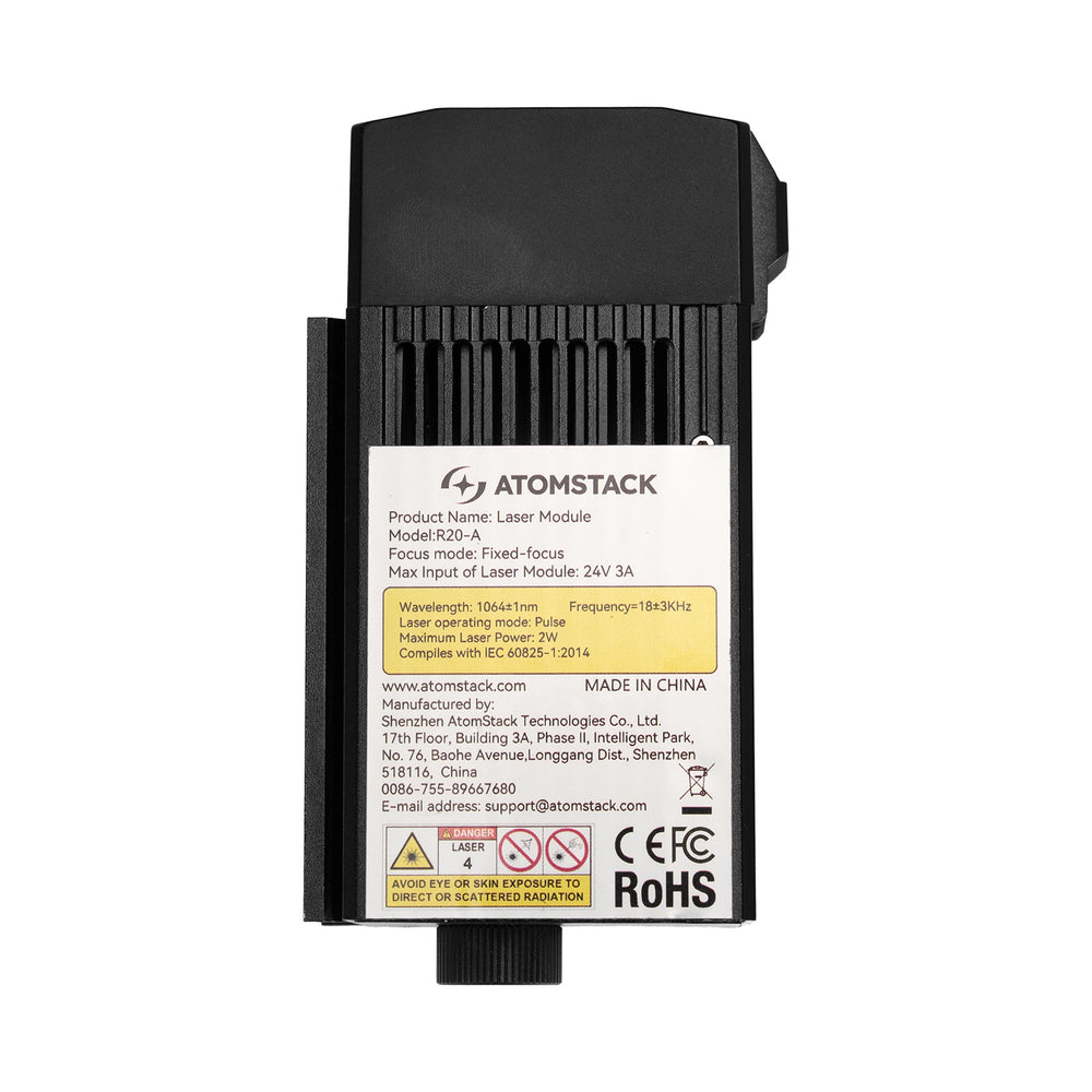Atomstack R20-A 1.8w 1064nm Laser Module(For Swift/A20 Pro V2）