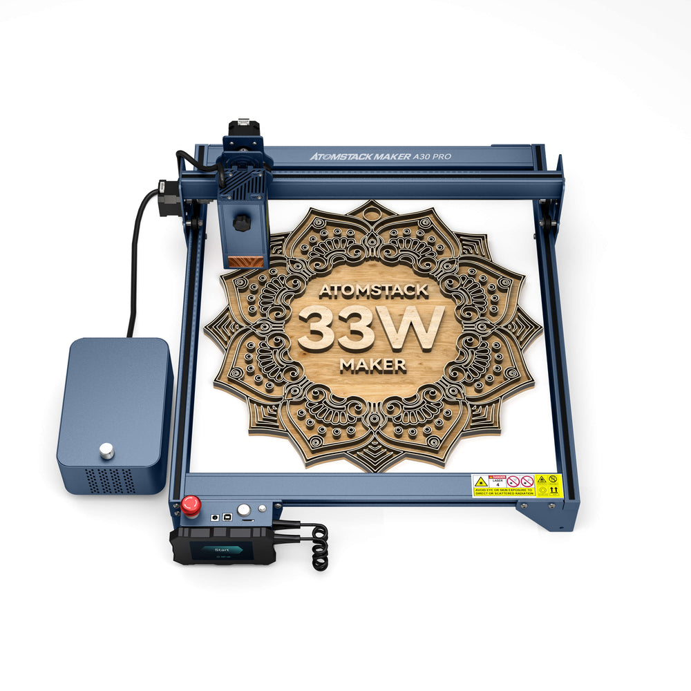 AtomStack A30 Pro 160W Laser Engraving and Cutting Machine with F60 Ai